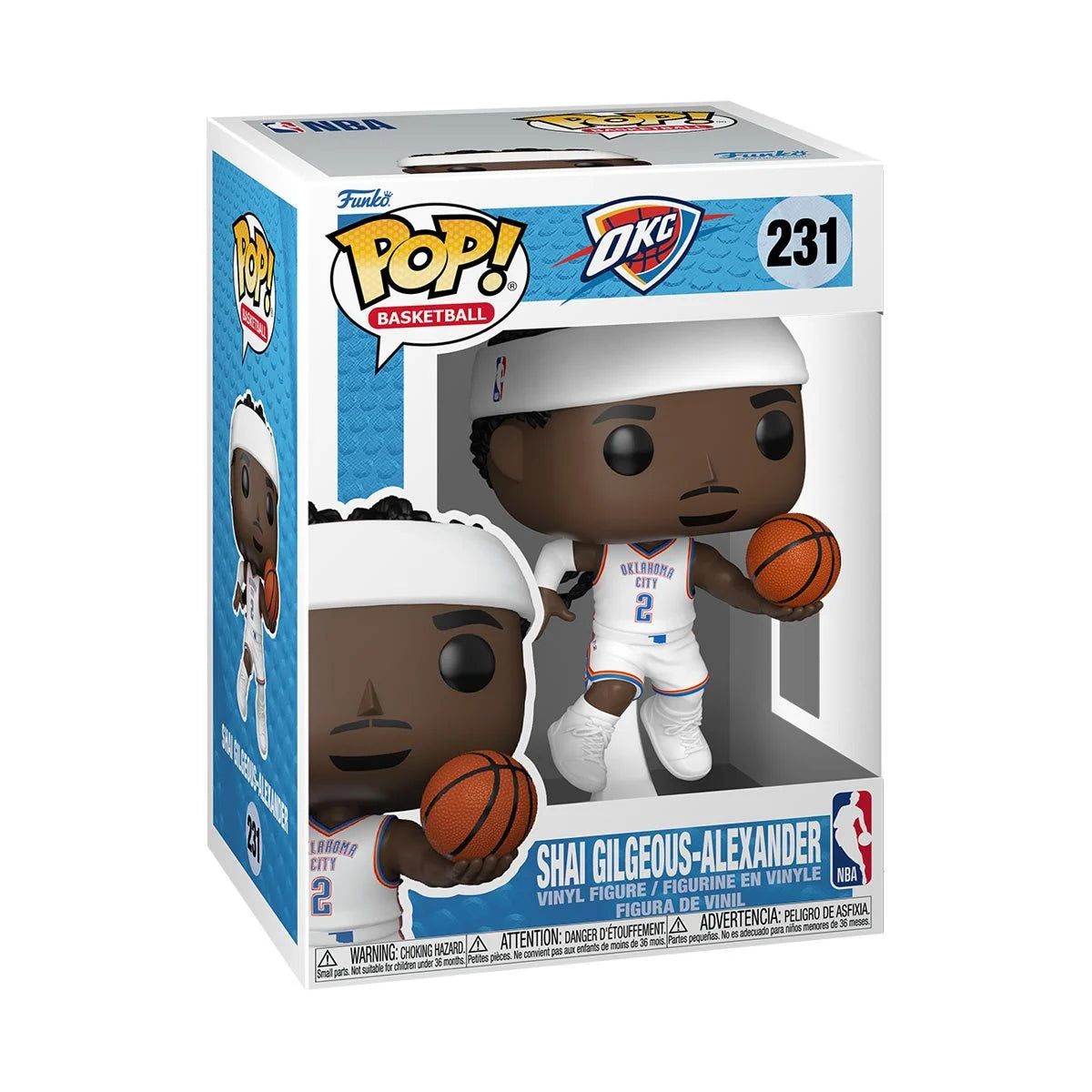 NBA Thunder Shai Gilgeous-Alexander (Home) Funko Pop! Vinyl Figure (Pr ...
