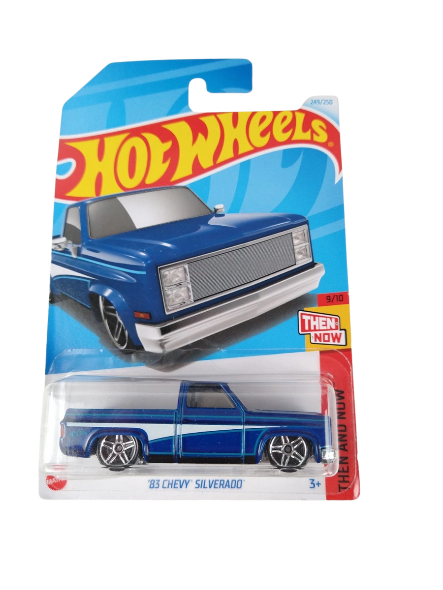 Hot Wheels '83 Chevy Silverado Blue #249/250 - 2024 Then and Now ...