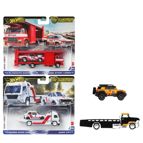 Hot Wheels Team Transport 2025 Mix 3 Vehicle Case of 3 – Maple and Mangoes