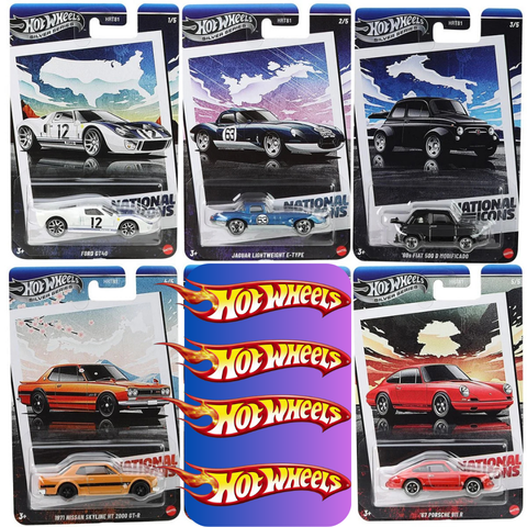 Hot Wheels Vintage Racing 2025 Mix 2 Vehicle Set of 5 – Maple and Mangoes