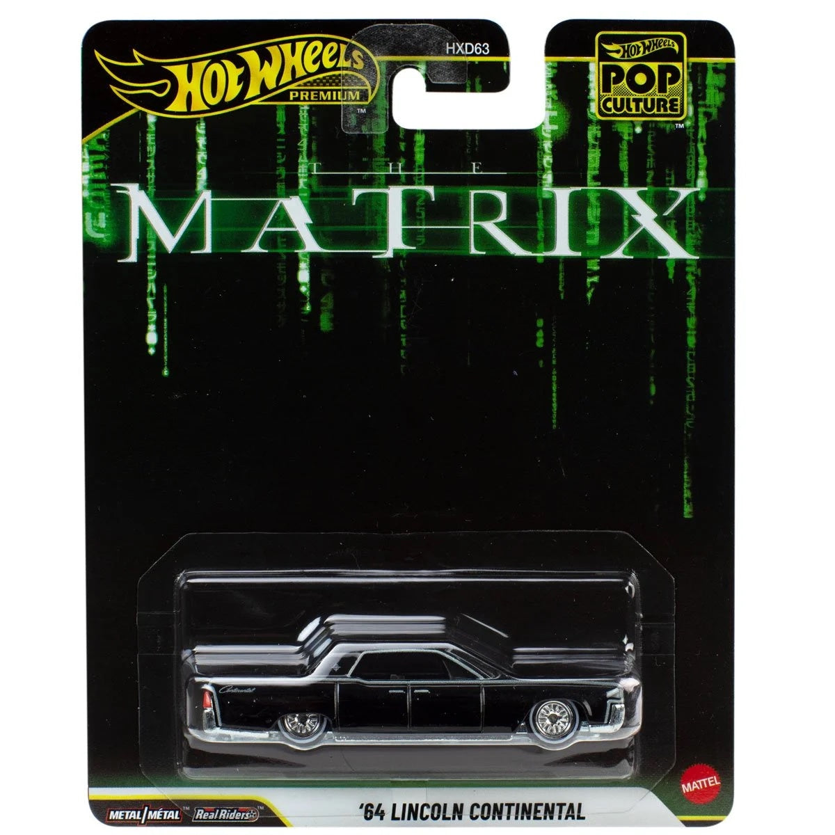 Mattel HOT WHEELS Premium Pop Culture THE MATRIX '64 Lincoln Continent ...