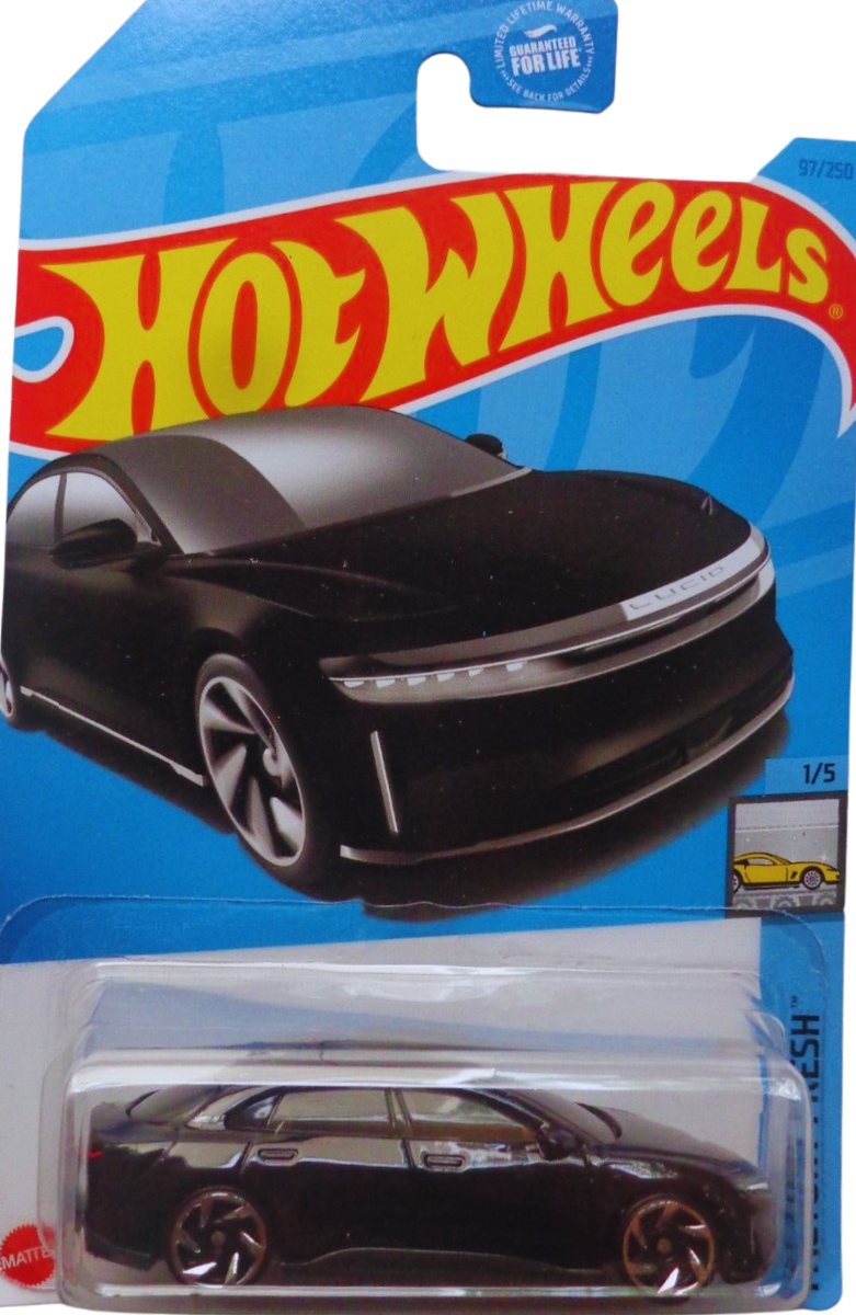 2023 Hot Wheels Black Lucid Air 97/250 Factory Fresh 1/5 – Maple and ...