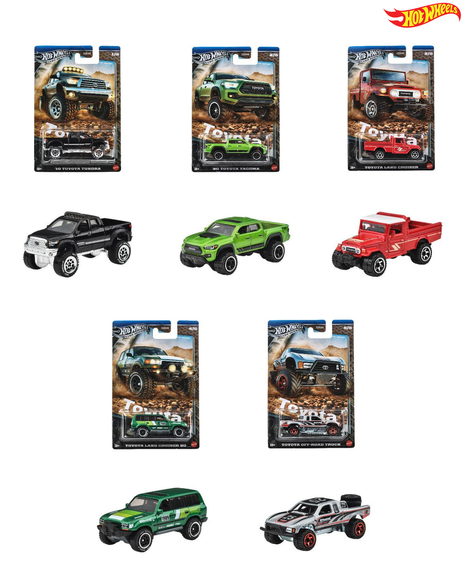 Hot Wheels Theme Automotive Assortment - Toyota Trucks Set of 5 – Maple ...