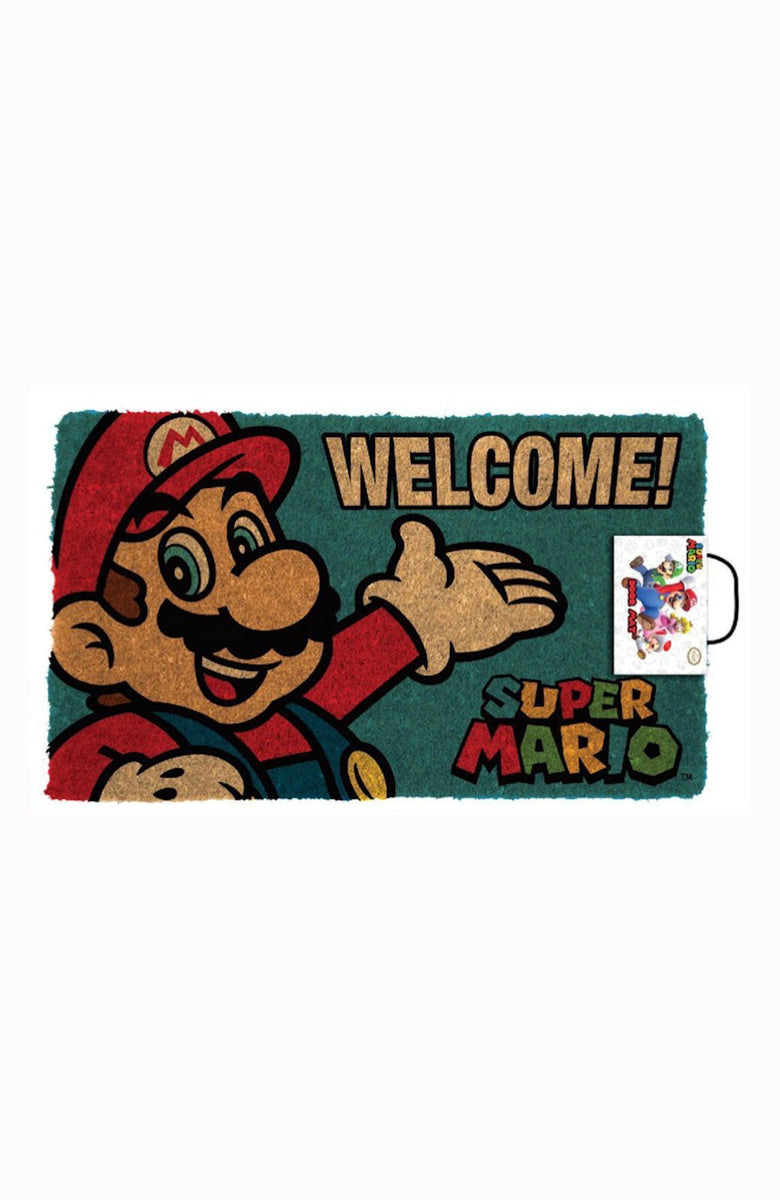Super Mario Welcome Licensed Doormat – Maple and Mangoes