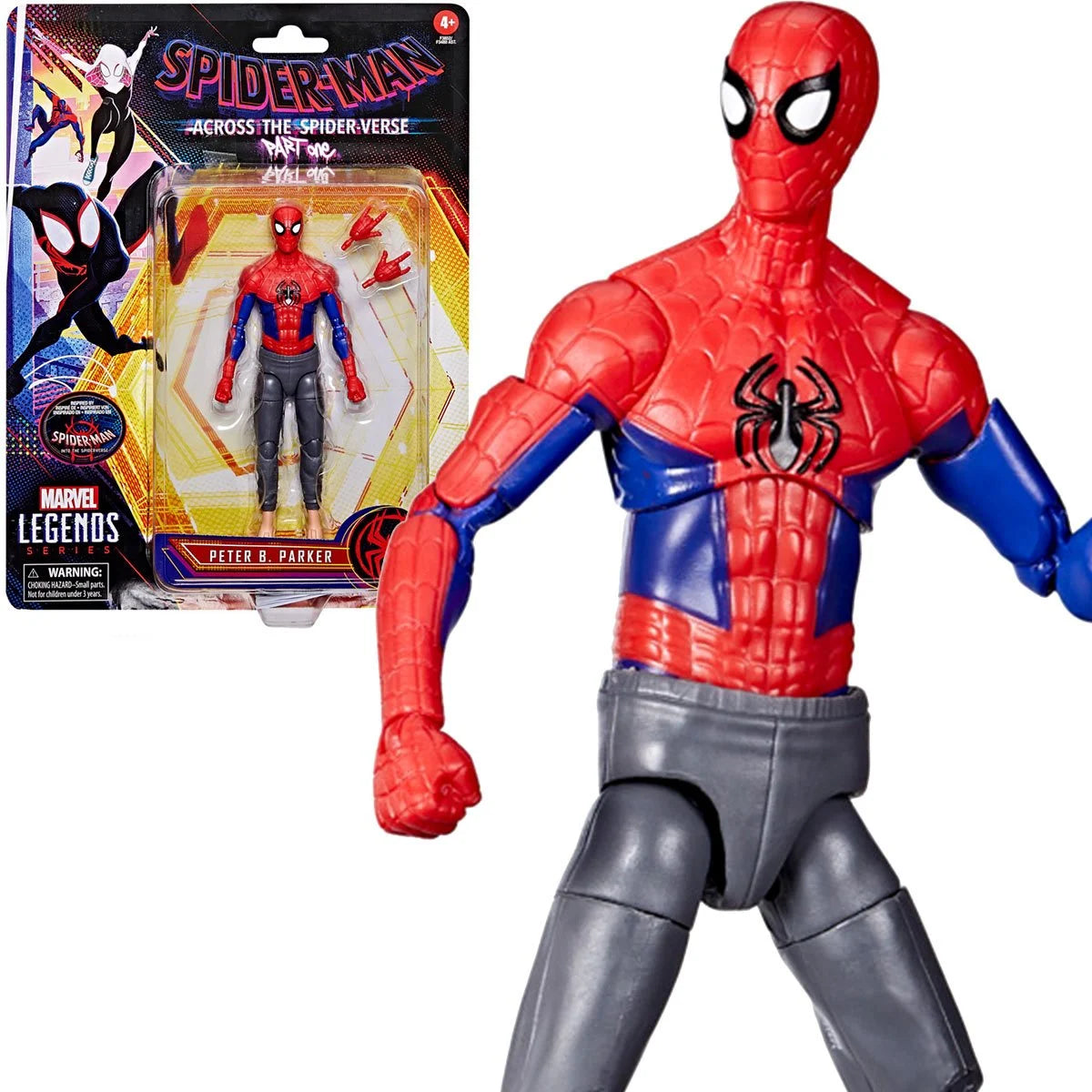 Spider-Man Across The Spider-Verse Marvel Legends Peter B. Parker 6-In ...