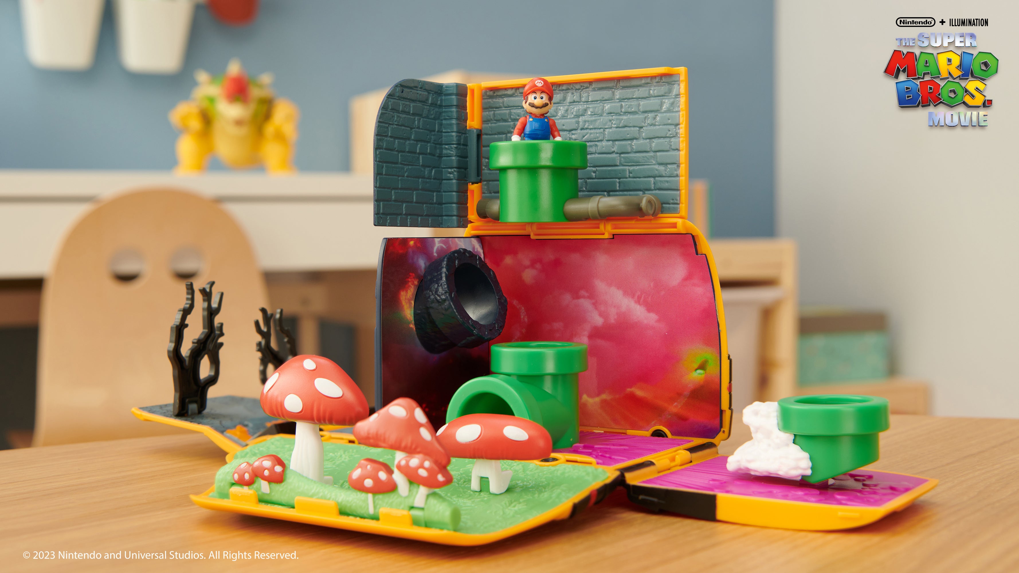 Sanei Boeki Super Mario Bros. Movie Playset Van W8.5 x D15 x H9.2Cm